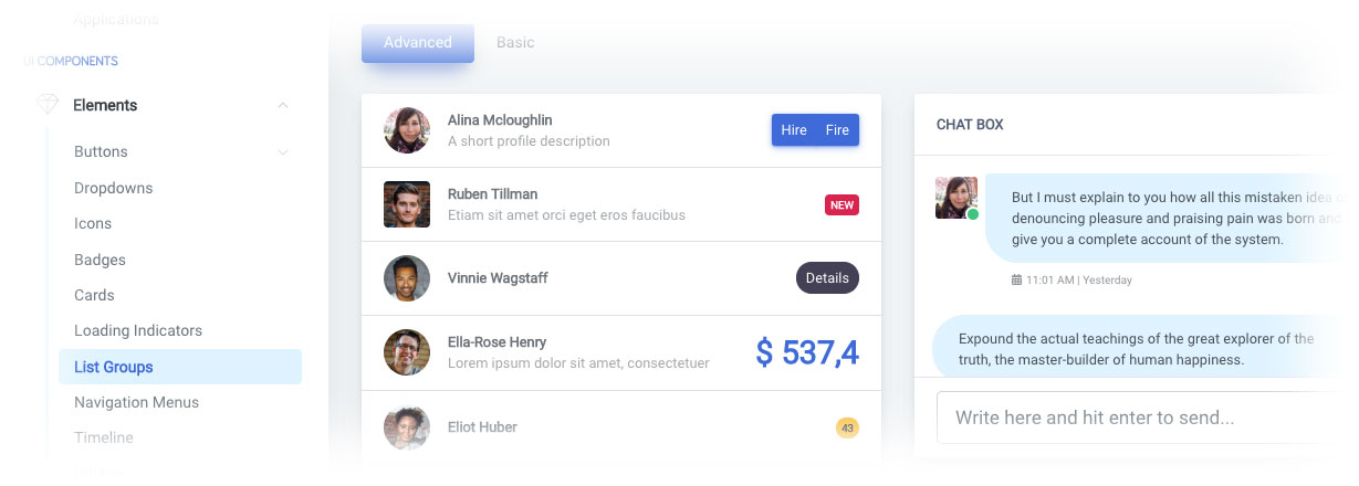 ArchitectUI - Modern Responsive ReactJS & Bootstrap 4 jQuery HTML Dashboard Template